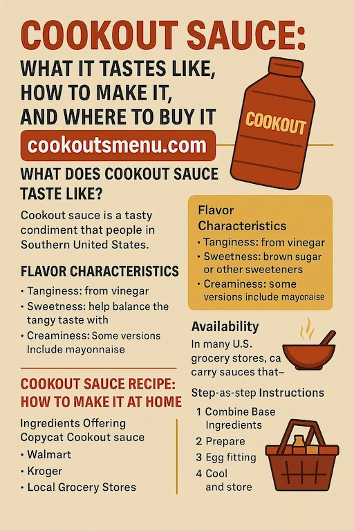 Cookout Sauce: What It Tastes Like, How to Make It, and Where to Buy It