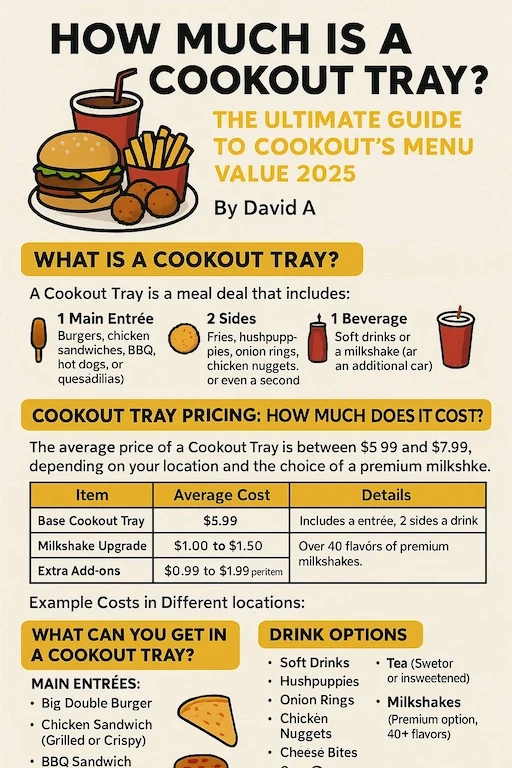 How Much is a Cookout Tray? The Ultimate Guide to Cookout’s Menu Value 2025