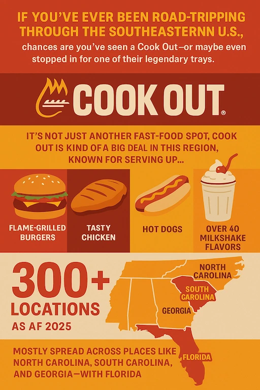 🔥 Welcome to Cookout Restaurant – A Southern Fast-Food Favorite🍔